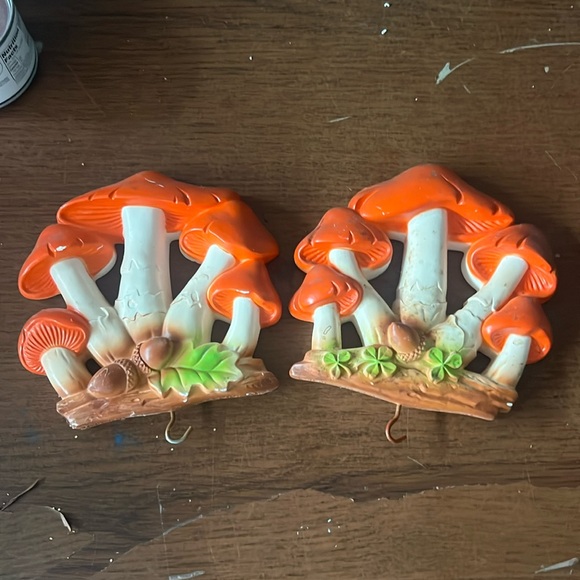 Vintage | Art | Vintage Mushroom Wall Decor 981 Miller Studio Inc Mcm ...